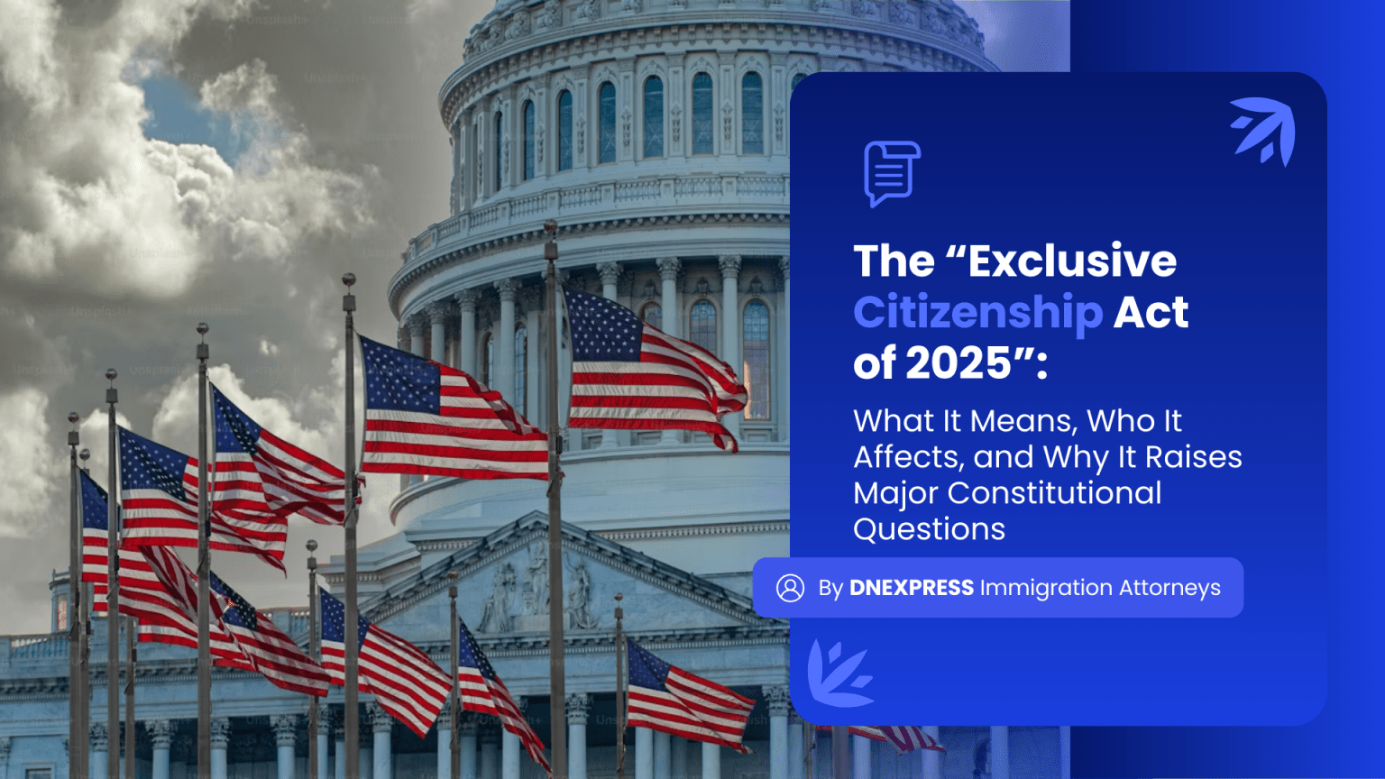 The “Exclusive Citizenship Act of 2025”: What It Means, Who It Affects ...
